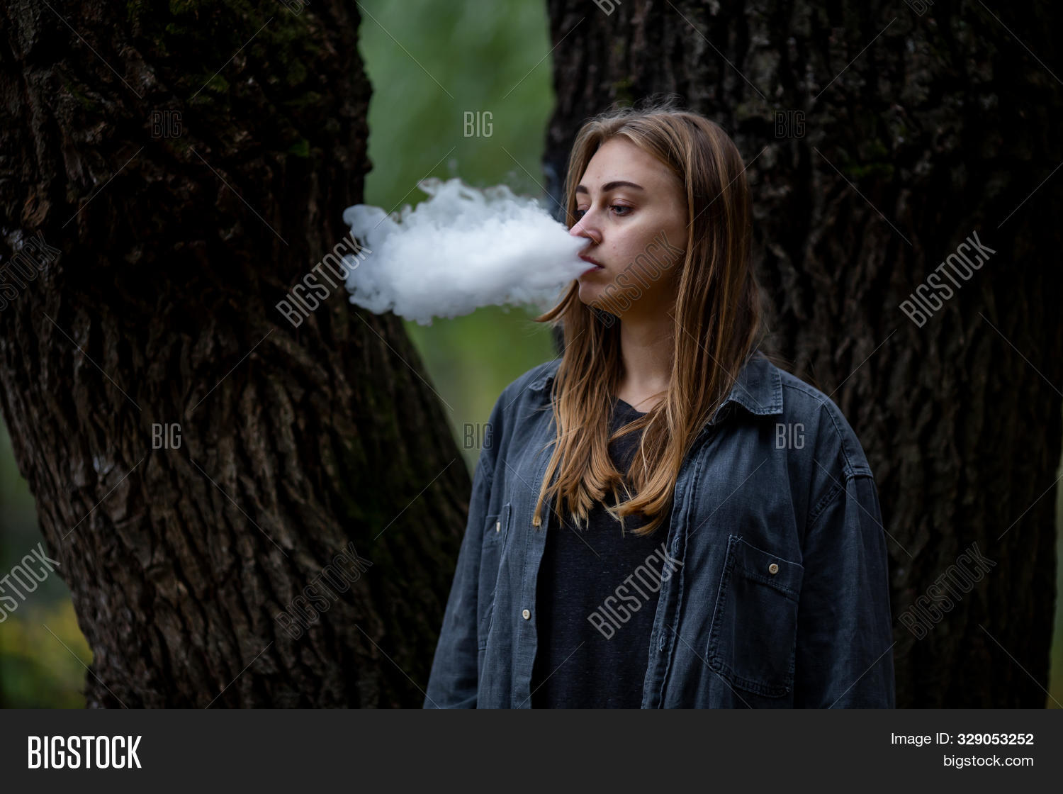 Vape Teenager. Young Image & Photo (Free Trial) | Bigstock