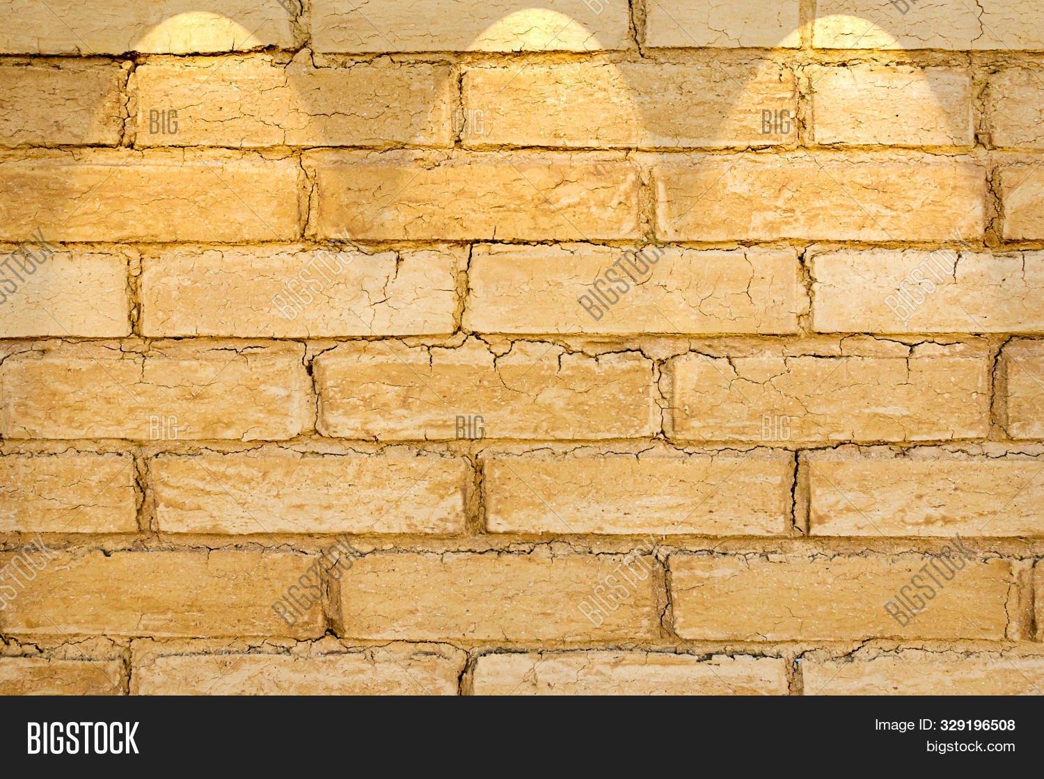Adobe Brick Wall Spot Image & Photo (Free Trial) | Bigstock