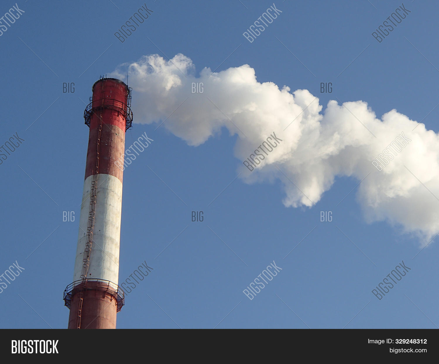Big Factory Chimney Image & Photo (Free Trial) | Bigstock