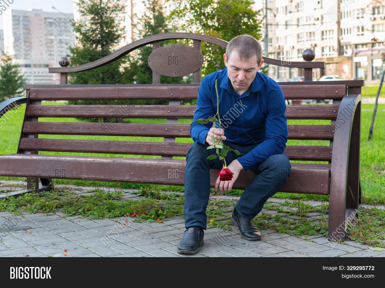 Sad Man Rose His Hands Image & Photo (Free Trial) | Bigstock