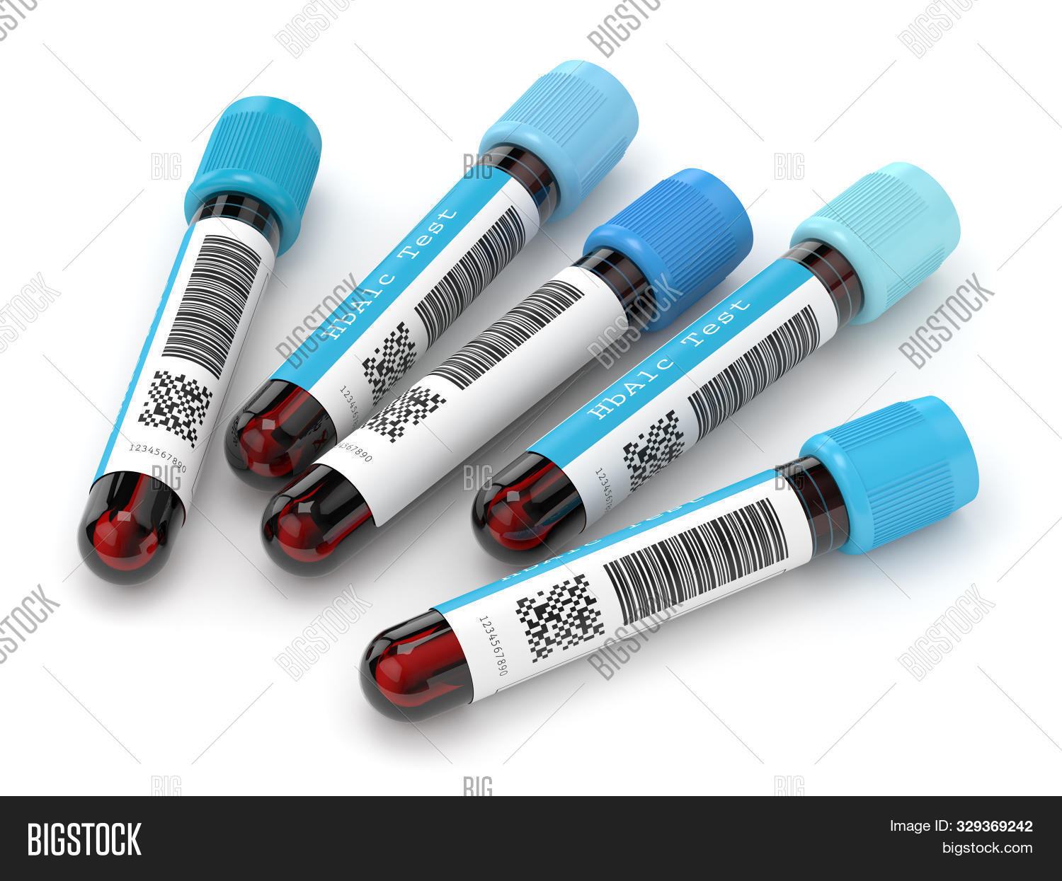 3d Render Hba1c Blood Image & Photo (Free Trial) | Bigstock