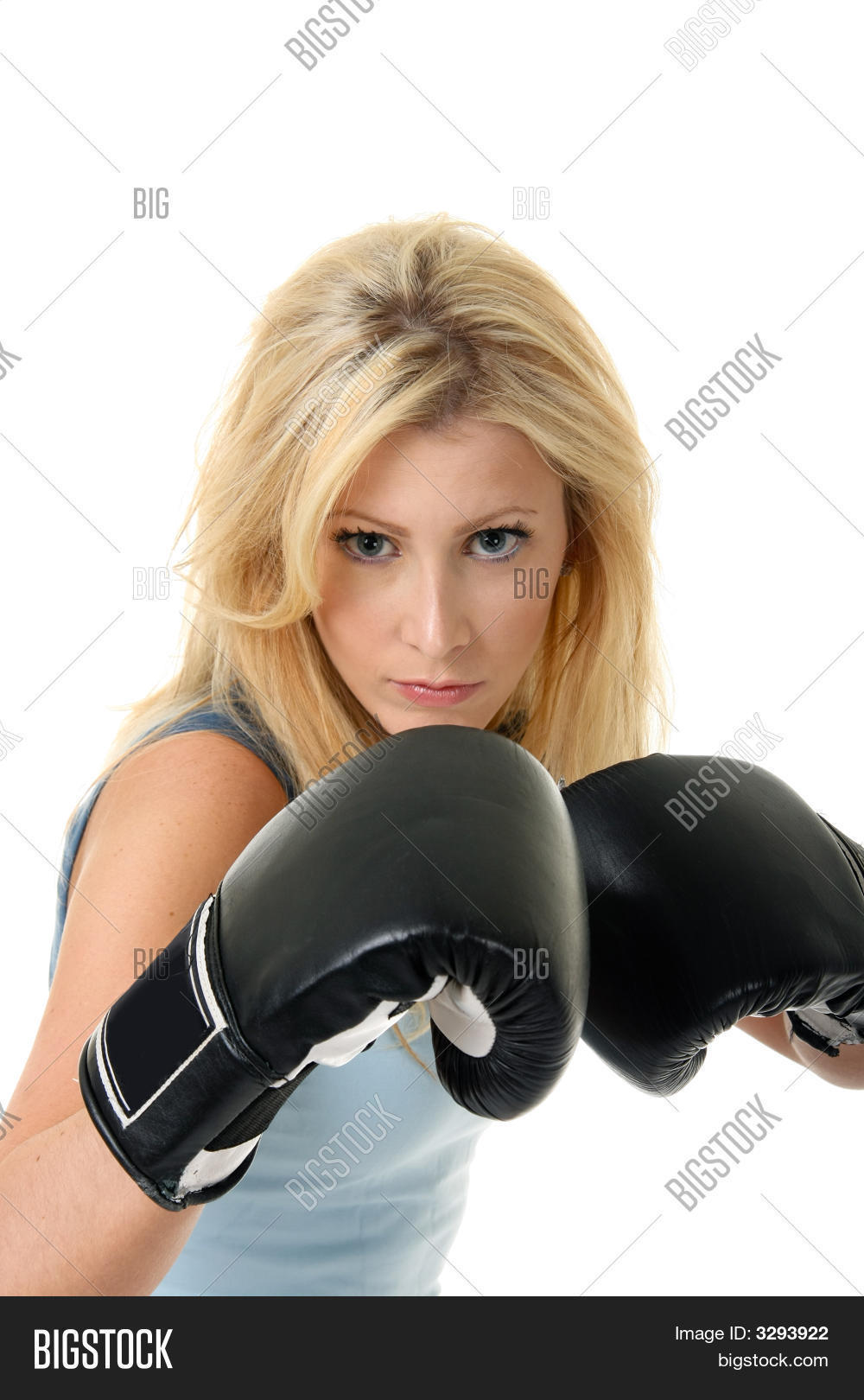 Blonde Female Boxing Image & Photo (Free Trial) | Bigstock