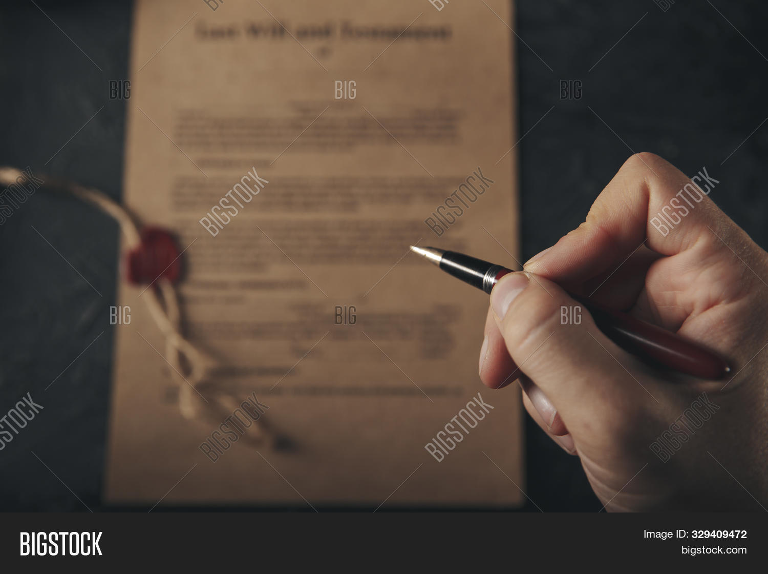 Notarys Public Pen Image & Photo (Free Trial) | Bigstock