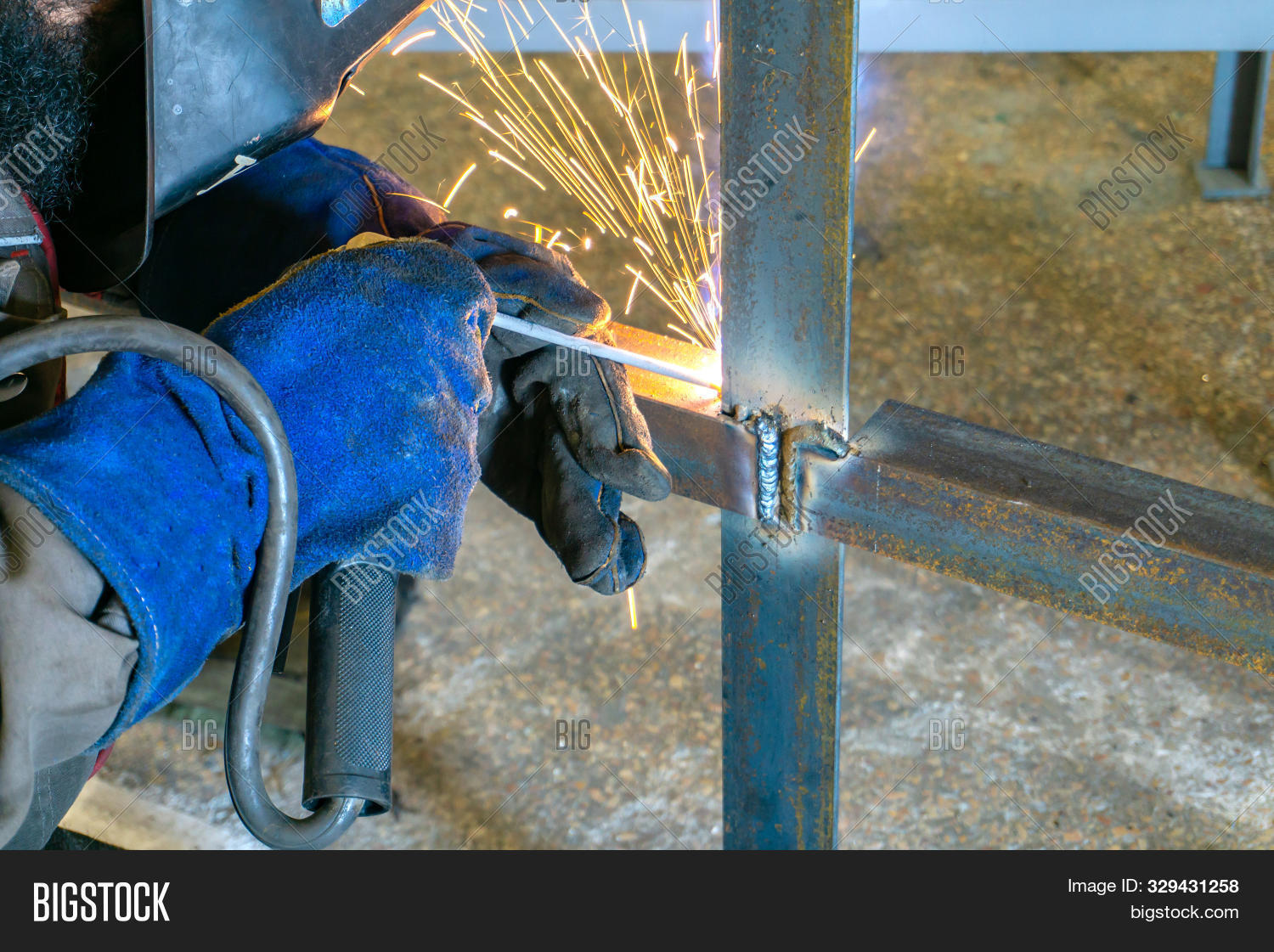 Welder Makes Rack Image & Photo (Free Trial) | Bigstock
