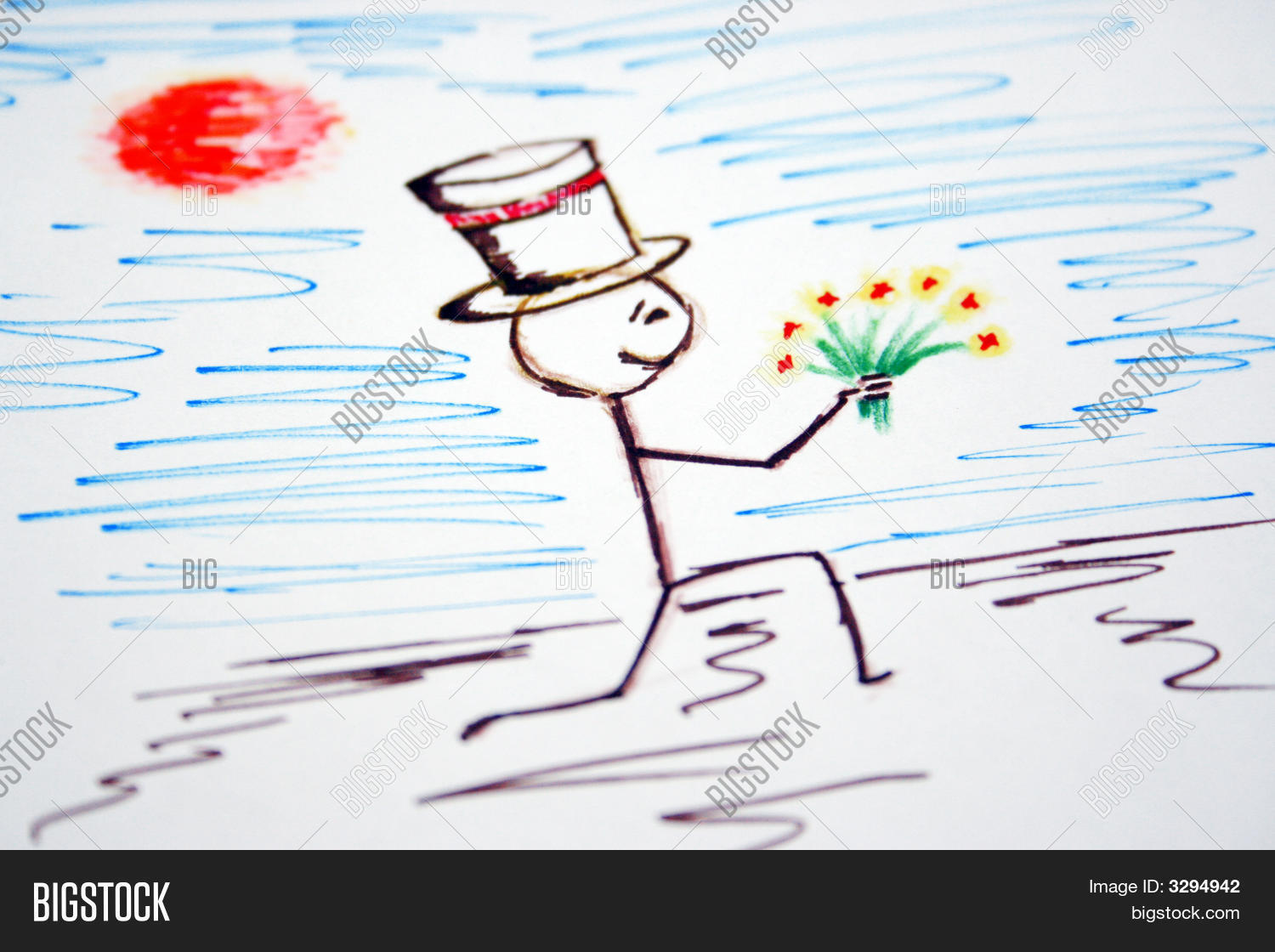 Child Like Drawing Image & Photo (Free Trial) | Bigstock