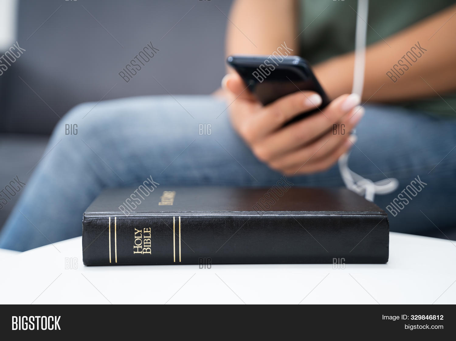 Woman Listening Bible Image & Photo (Free Trial) | Bigstock