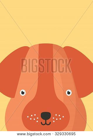 Cute Dog Snout Flat Vector & Photo (Free Trial) | Bigstock