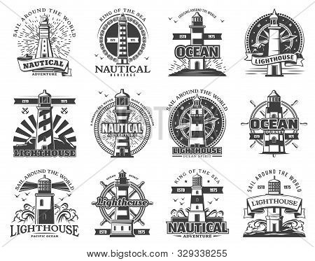 Lighthouse, Anchor Vector & Photo (Free Trial) | Bigstock