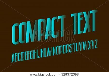 Compact Text Alphabet Vector & Photo (Free Trial) | Bigstock