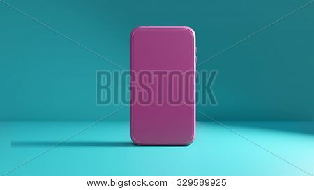 Pink Smartphone Mockup Image & Photo (Free Trial) | Bigstock
