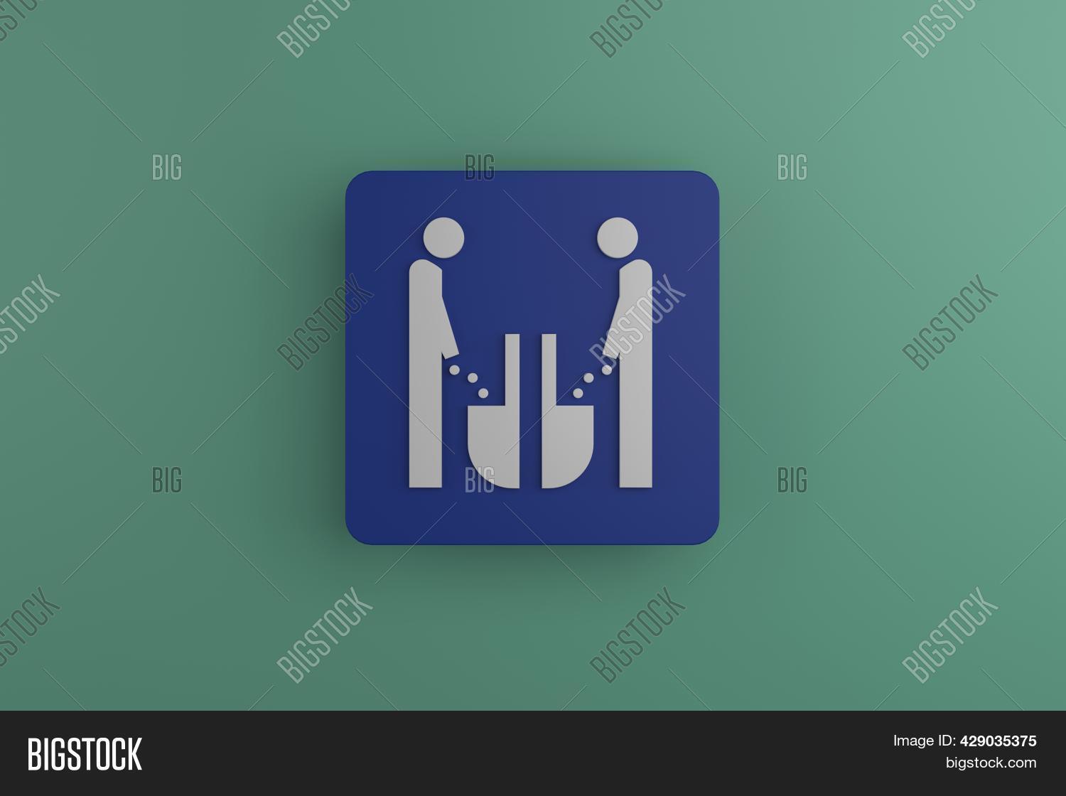 Male Urinating Toilet Image & Photo (Free Trial) | Bigstock