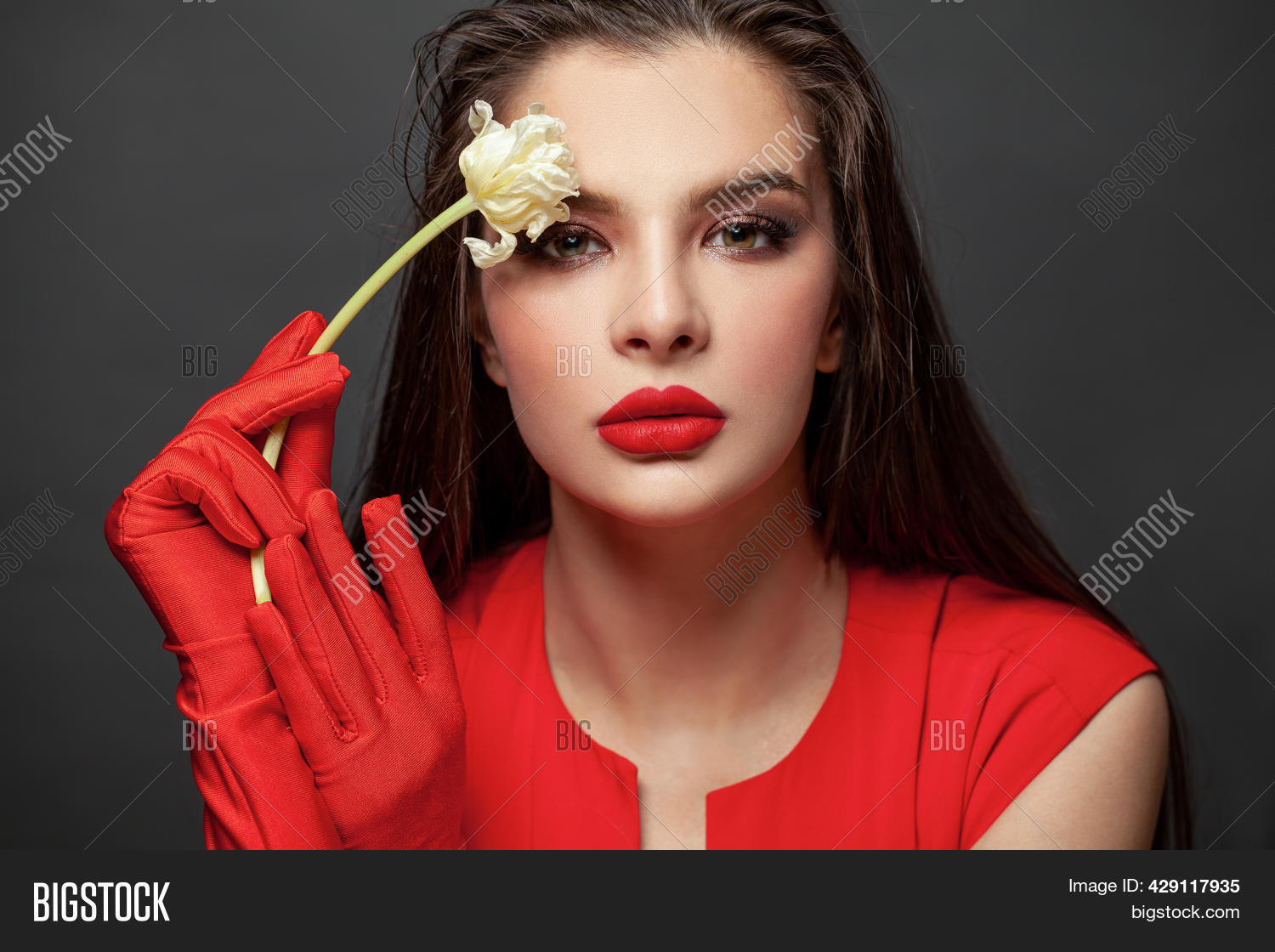 Fashion Model Red Image & Photo (Free Trial) | Bigstock