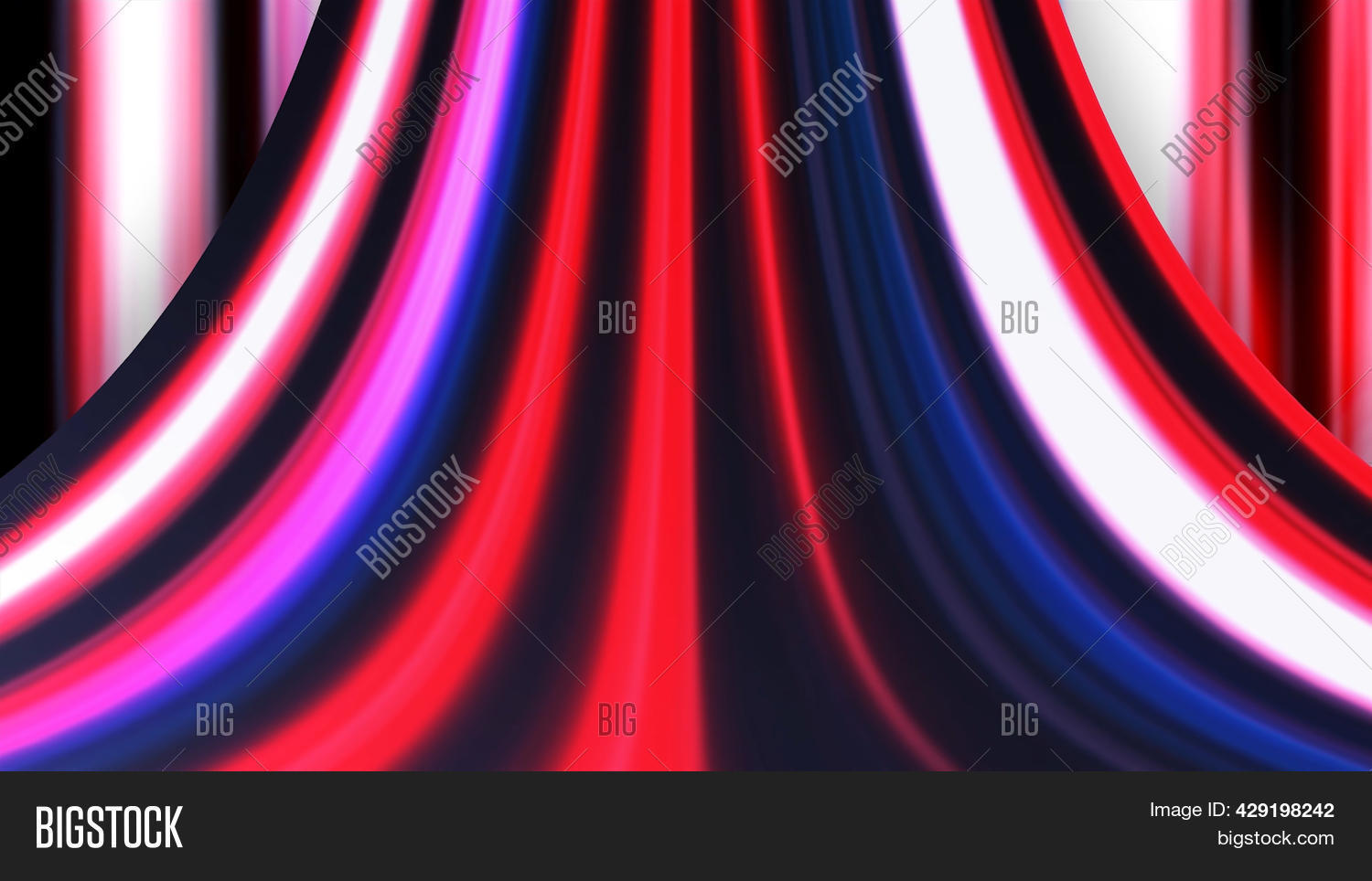 Curved Strip Colored Image & Photo (Free Trial) | Bigstock