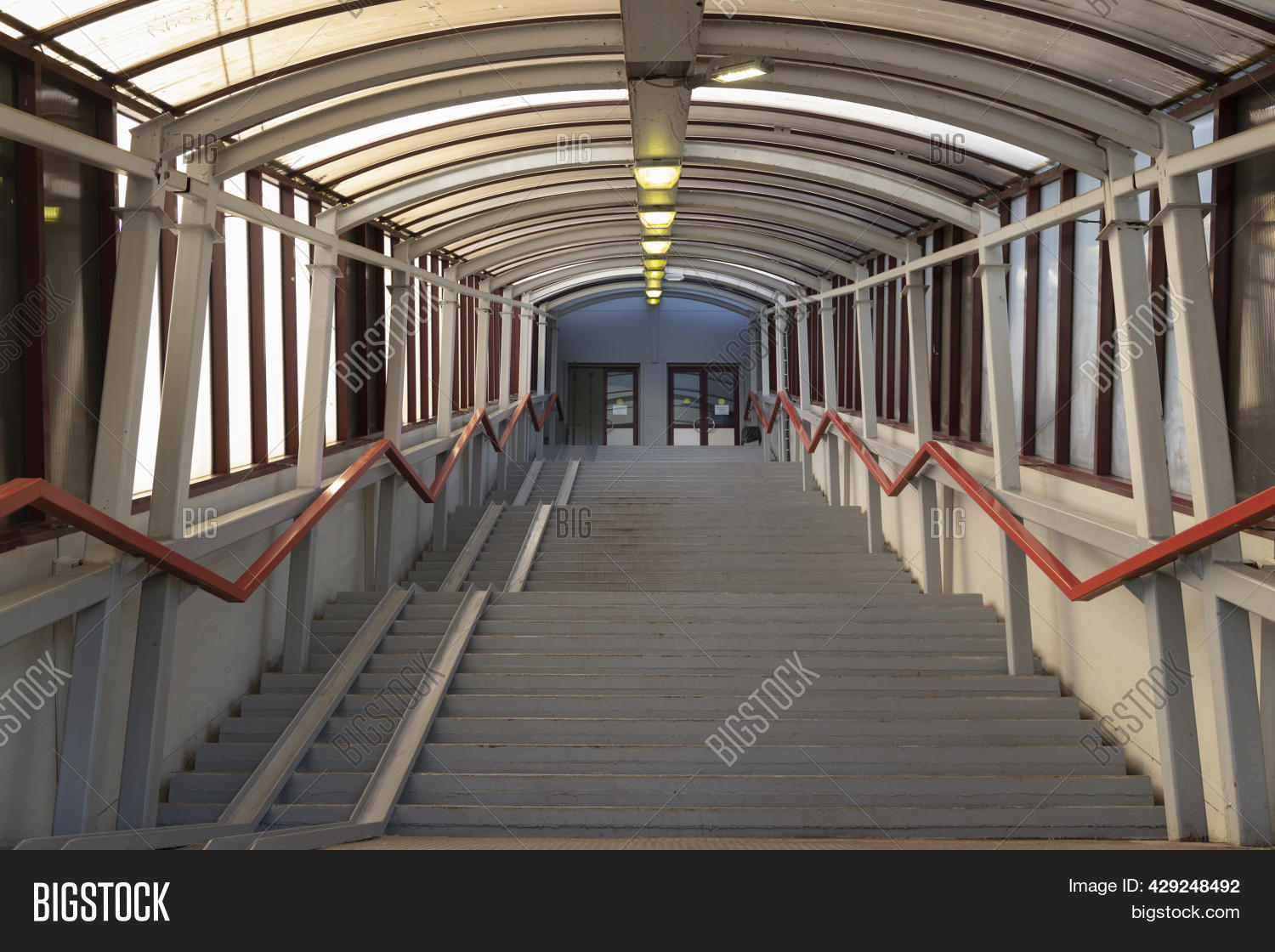 Stairs Covered Passage Image & Photo (Free Trial) | Bigstock