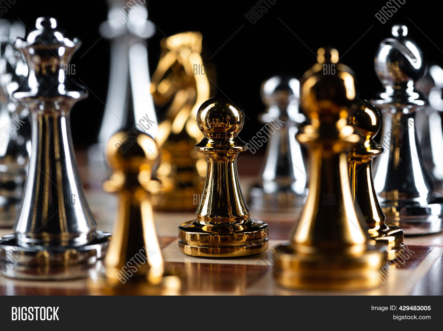 Gold Silver Chess Image & Photo (Free Trial) | Bigstock