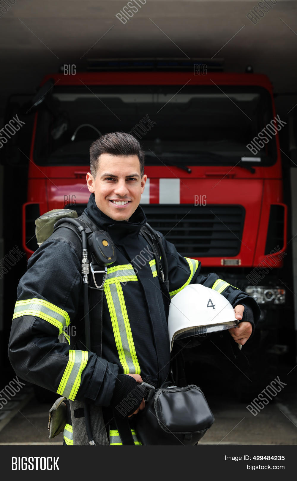 Portrait Firefighter Image & Photo (Free Trial) | Bigstock