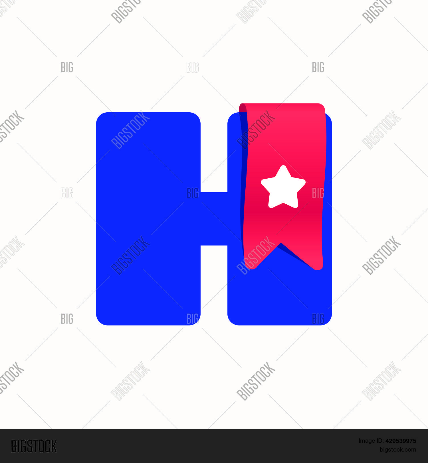 Cute Bold H Letter Vector & Photo (Free Trial) | Bigstock
