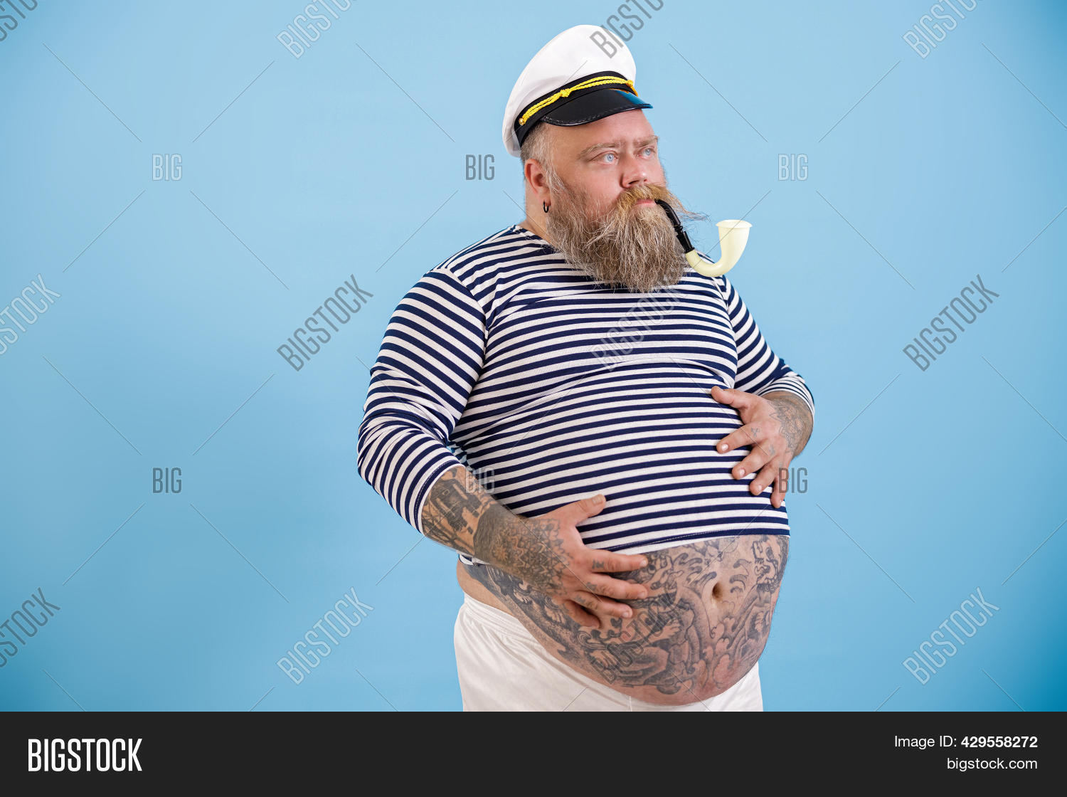 Thoughtful Plump Man Image & Photo (Free Trial) | Bigstock