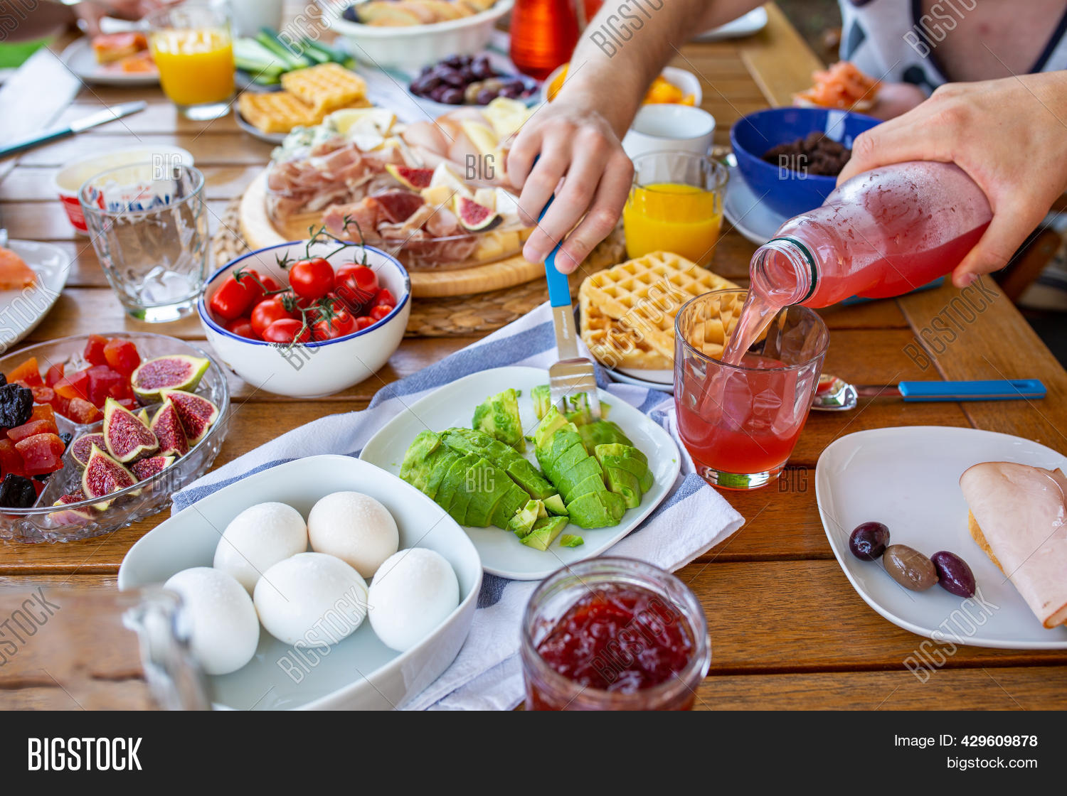 Food On Table.laid Image & Photo (Free Trial) | Bigstock