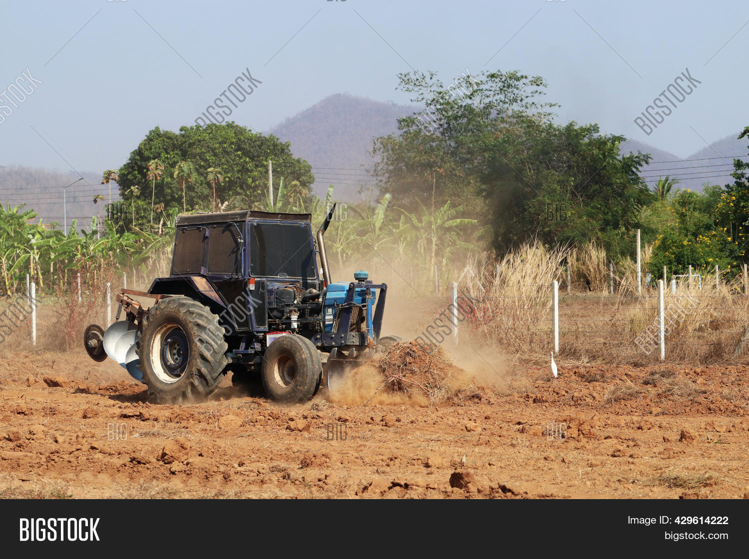 Tractor Plougher Image & Photo (Free Trial) | Bigstock