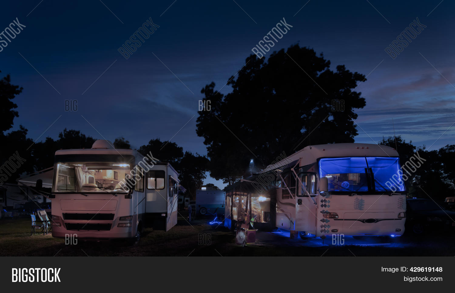 Camping Rv Under Image & Photo (Free Trial) | Bigstock