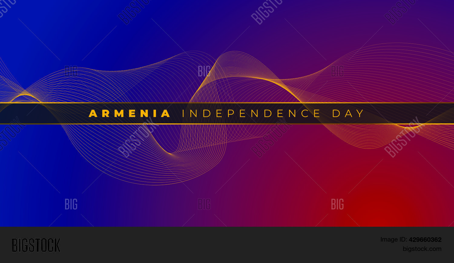 Yellow Line Wave Vector & Photo (Free Trial) | Bigstock