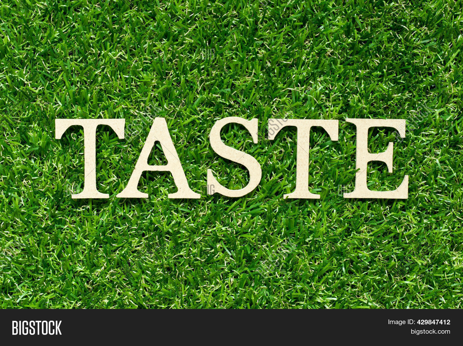 Wood Letter Word Taste Image & Photo (Free Trial) | Bigstock