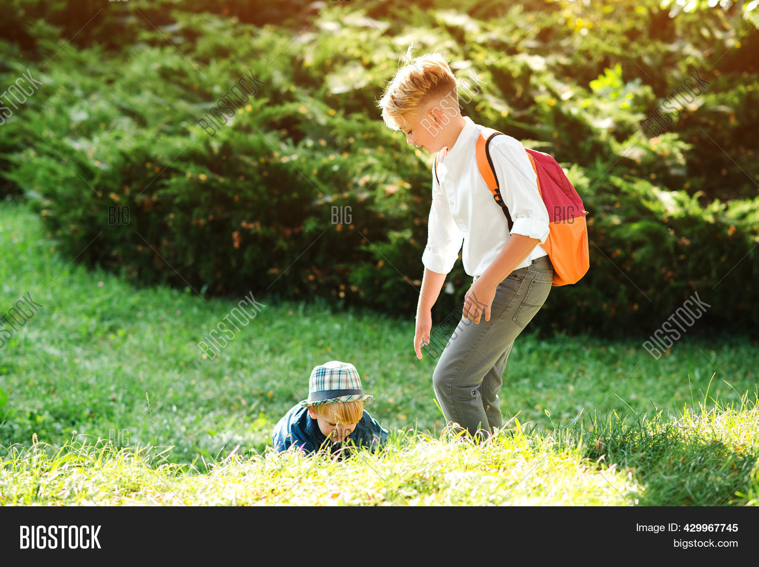 Boy Gives Hand His Image & Photo (Free Trial) | Bigstock
