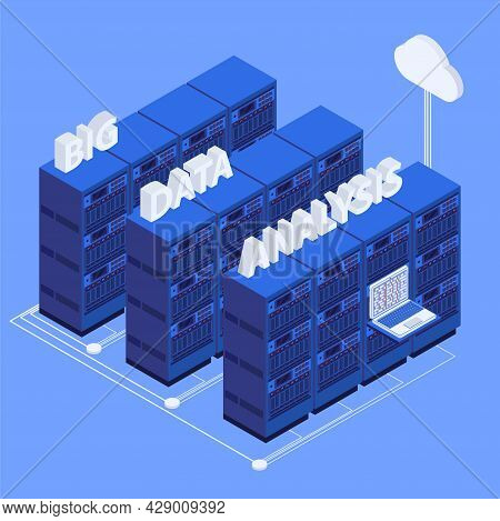 Big Data Center Vector & Photo (Free Trial) | Bigstock