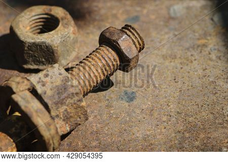 Rusty Nut. Rusty Iron Image & Photo (Free Trial) | Bigstock