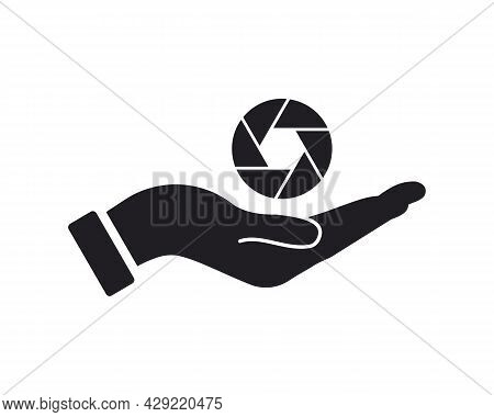 Hand Camera Logo Vector & Photo (Free Trial) | Bigstock