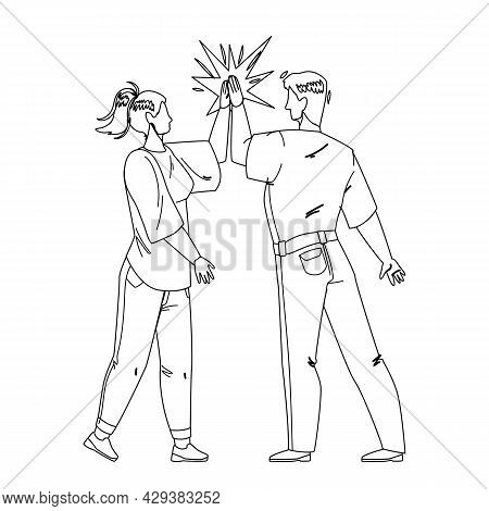 Man Giving High Five Vector & Photo (Free Trial) | Bigstock