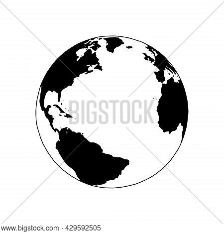 Linear Earth Vector & Photo (Free Trial) | Bigstock