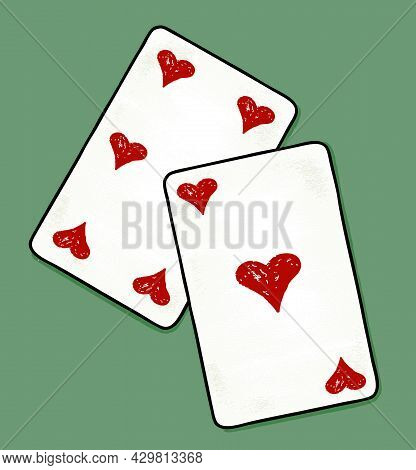 Hand Drawing Two Vector & Photo (Free Trial) | Bigstock