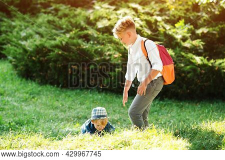 Boy Gives Hand His Image & Photo (Free Trial) | Bigstock
