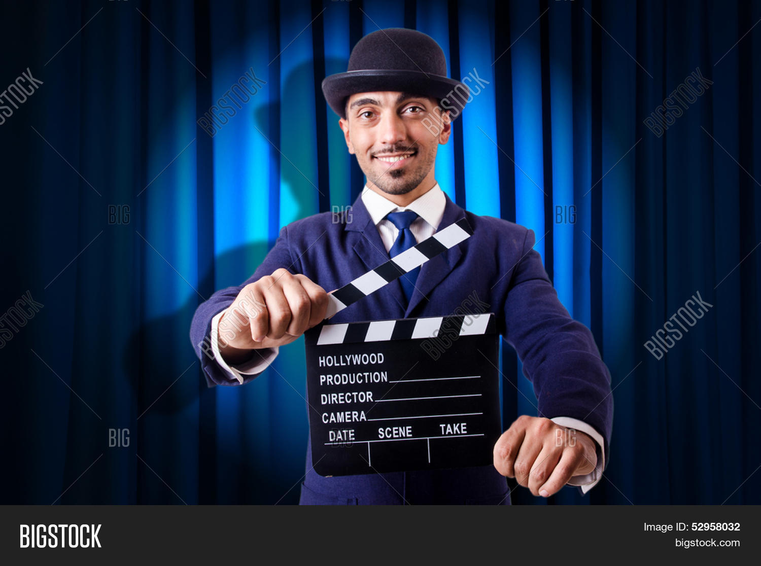 Man Movie Clapper On Image & Photo (Free Trial) | Bigstock