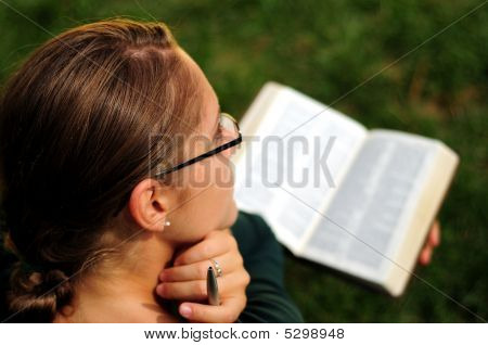 Student Reading Bible Image & Photo (Free Trial) | Bigstock