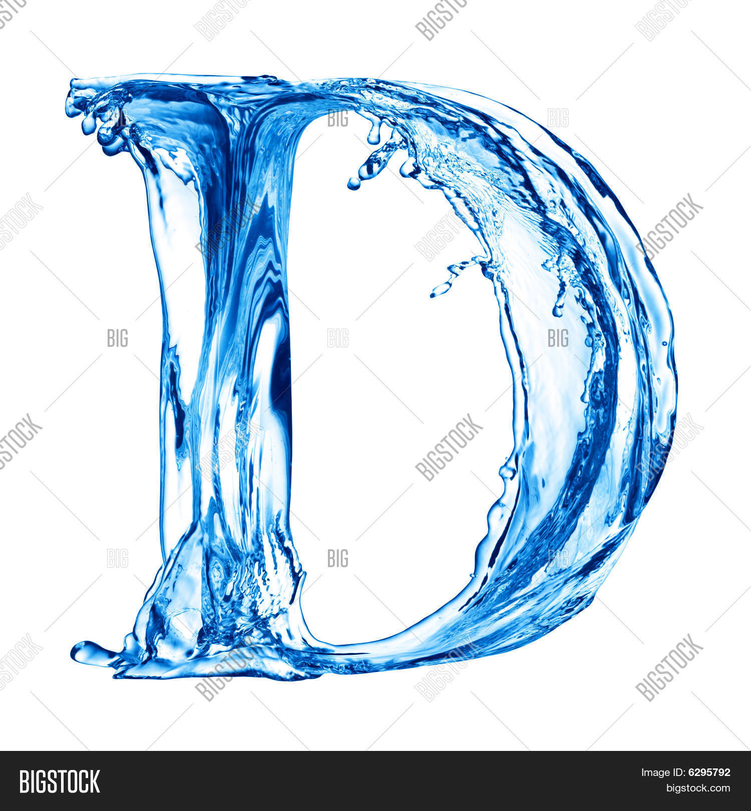 Water Letter Image & Photo (Free Trial) | Bigstock
