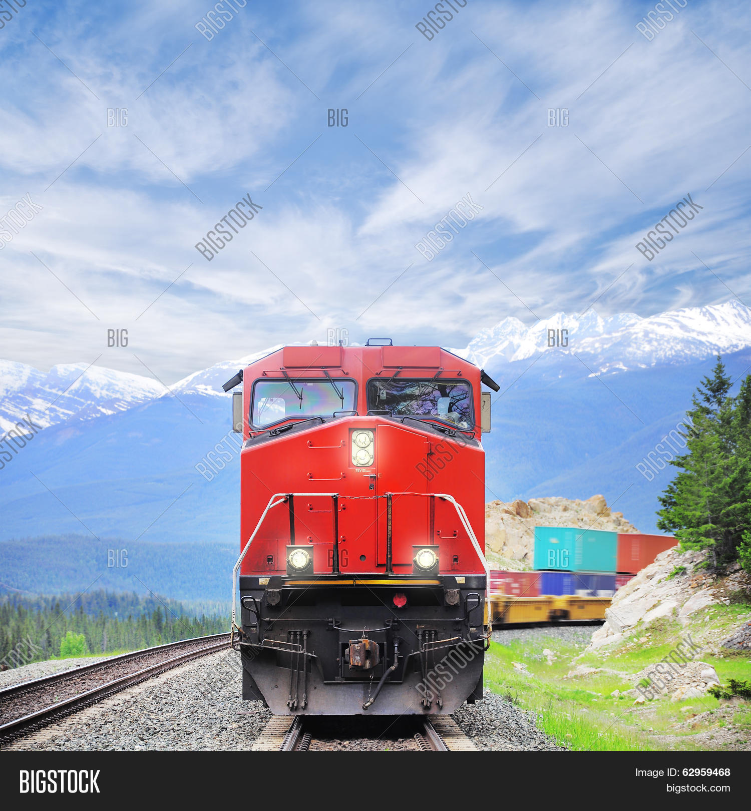 Freight Train Image & Photo (Free Trial) | Bigstock