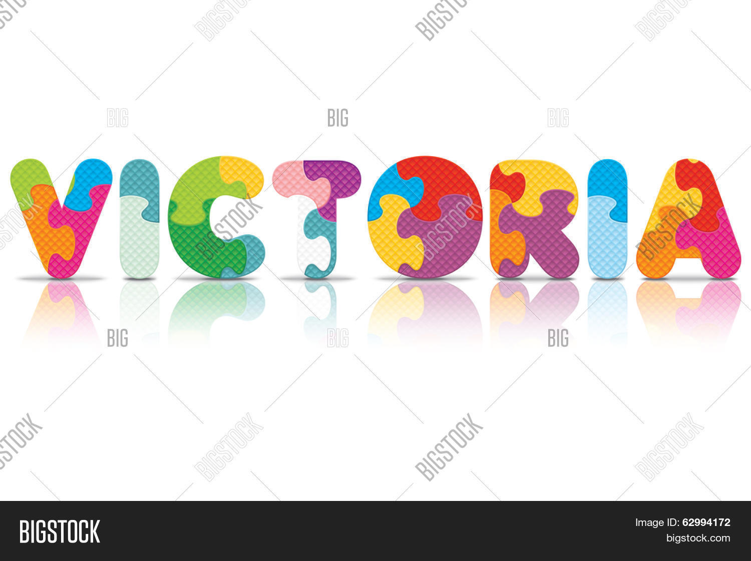 VICTORIA Written Vector & Photo (Free Trial) | Bigstock