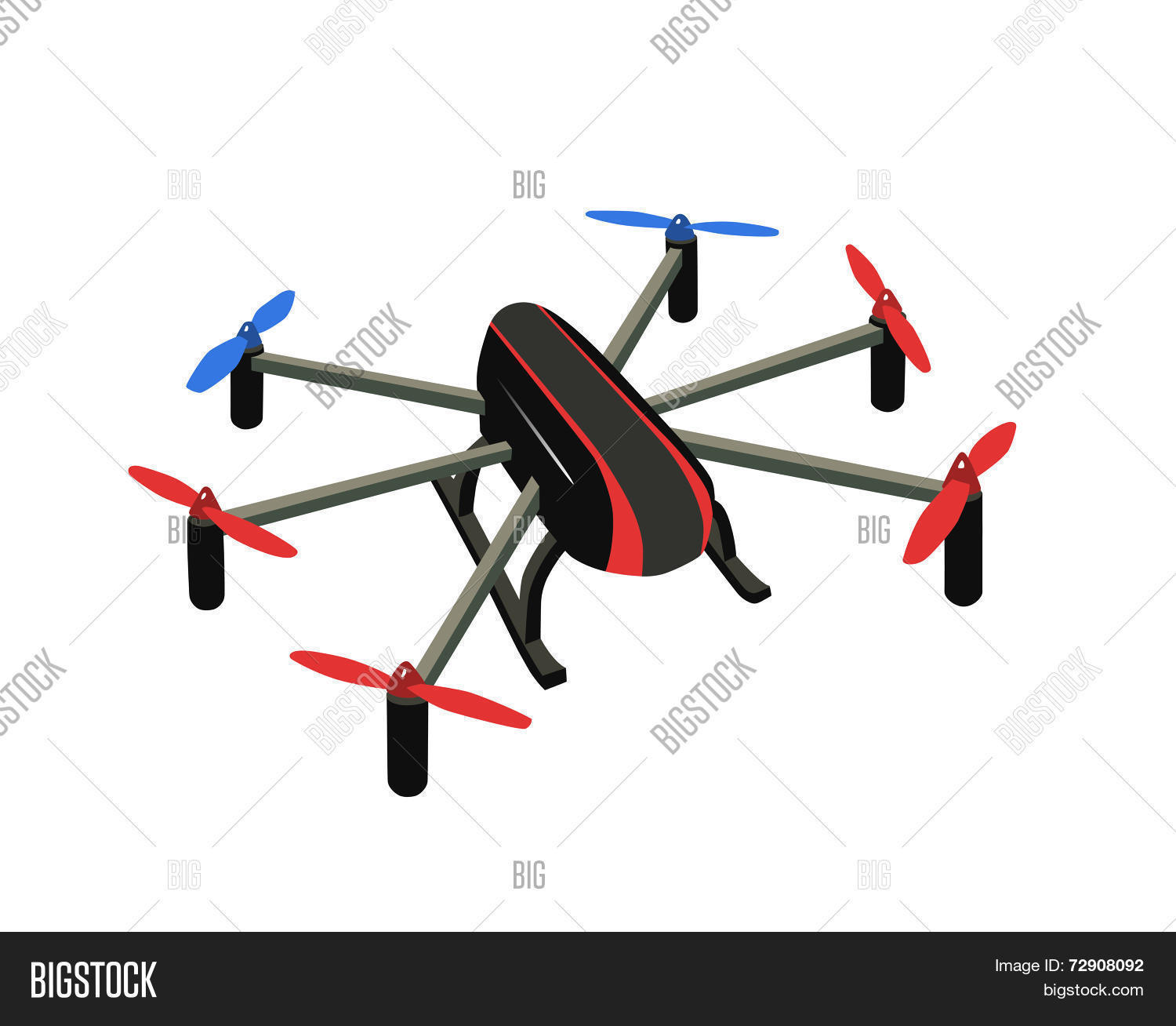Hexacopter Vector & Photo (Free Trial) | Bigstock