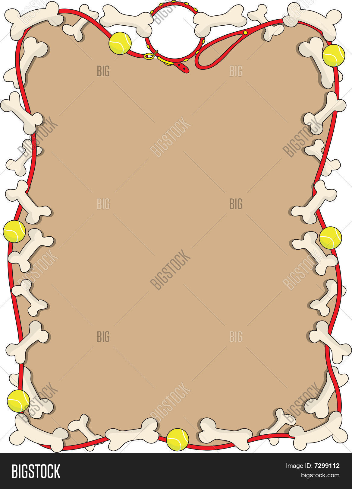 Dog Bone Border Vector & Photo (Free Trial) | Bigstock