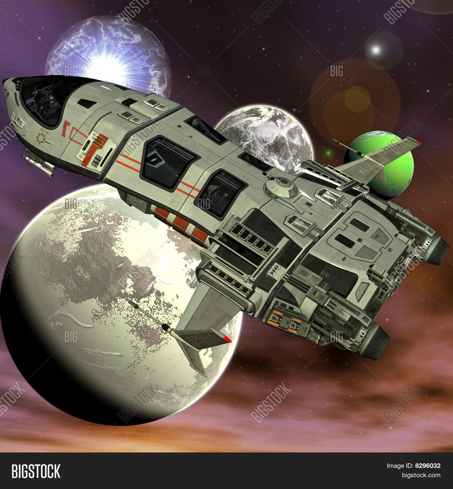 Futuristic Spaceship Image & Photo (Free Trial) | Bigstock