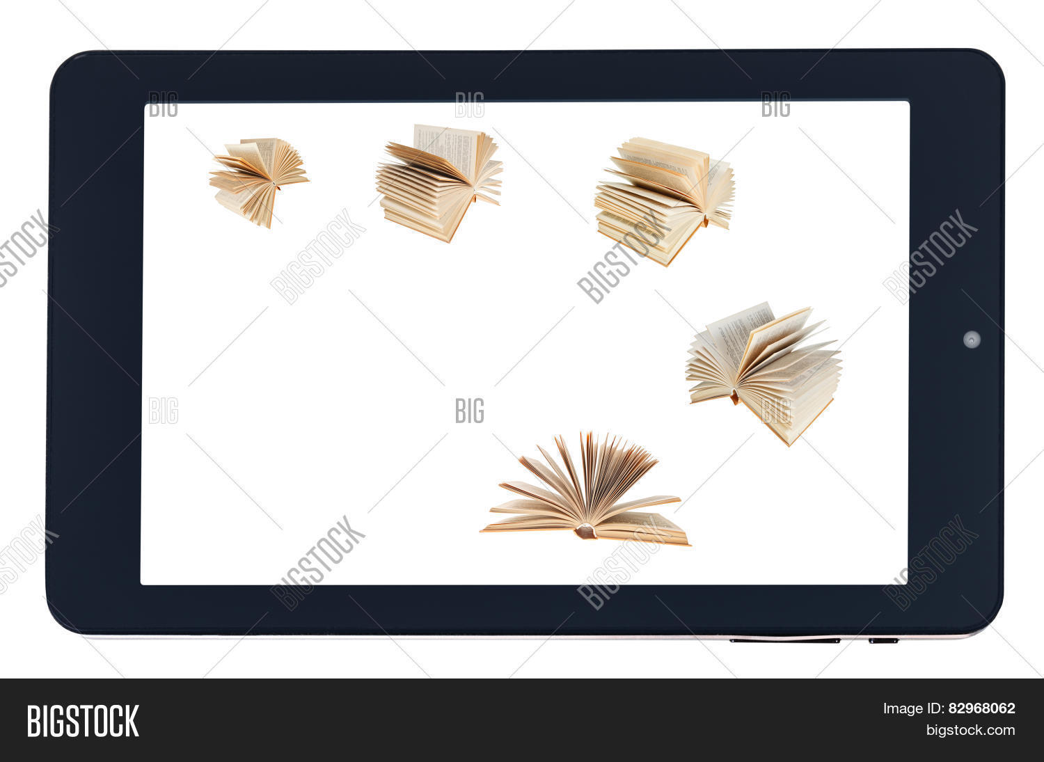 Flying Books On Screen Image & Photo (Free Trial) | Bigstock