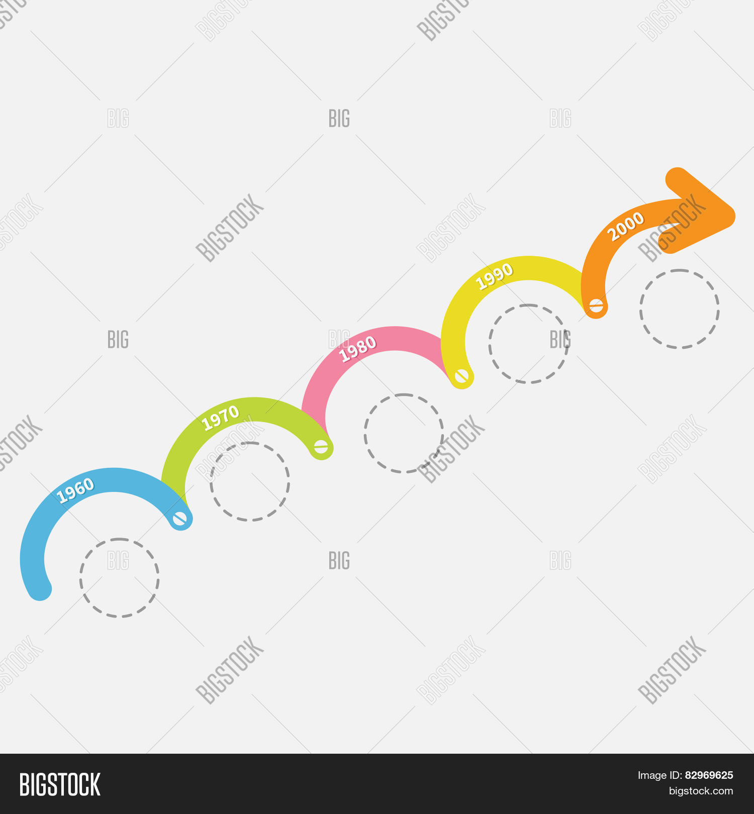 Colorful Timeline Vector & Photo (Free Trial) | Bigstock