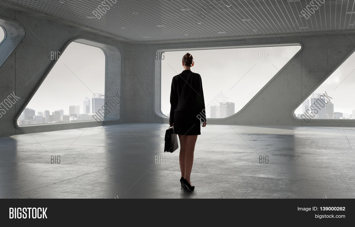 Businesswoman Building Image & Photo (Free Trial) | Bigstock