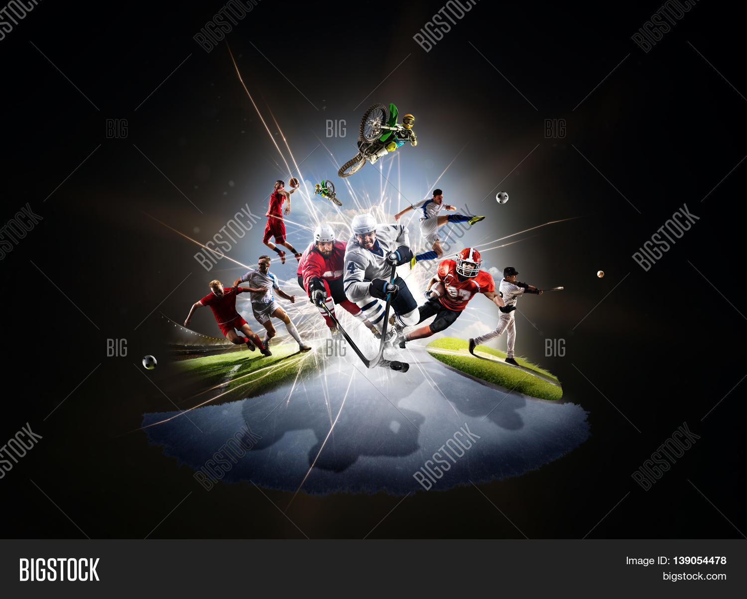 Multi Sports Collage Image & Photo (Free Trial) | Bigstock