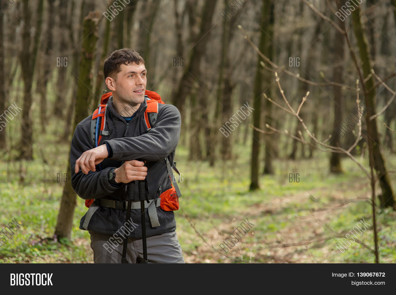 Hiker Wearing Hiking Image & Photo (Free Trial) | Bigstock