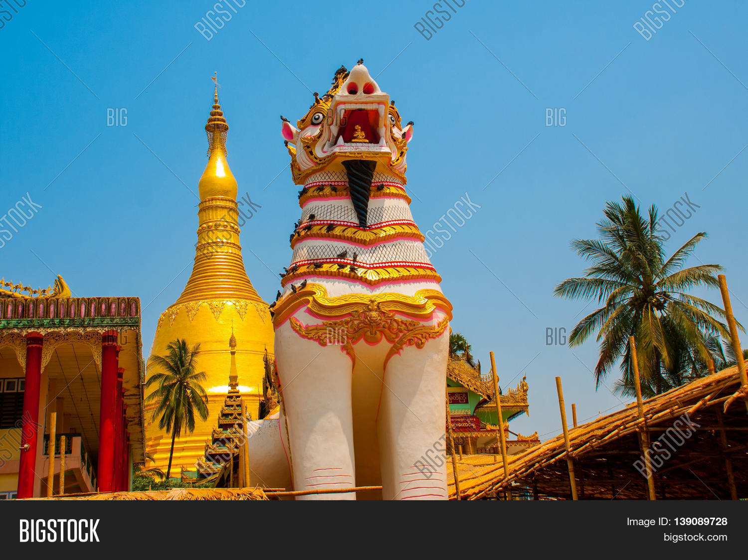 Chinthe Shwemawdaw Image & Photo (Free Trial) | Bigstock
