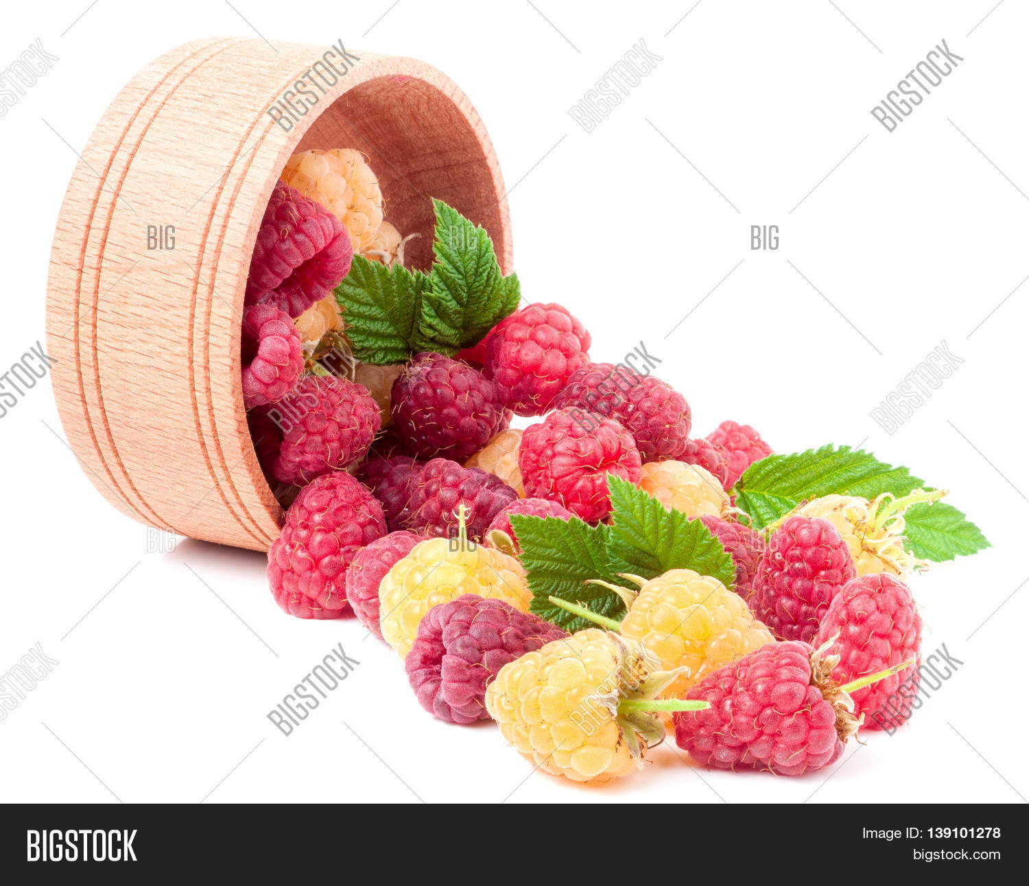 Yellow Red Raspberry Image & Photo (Free Trial) | Bigstock